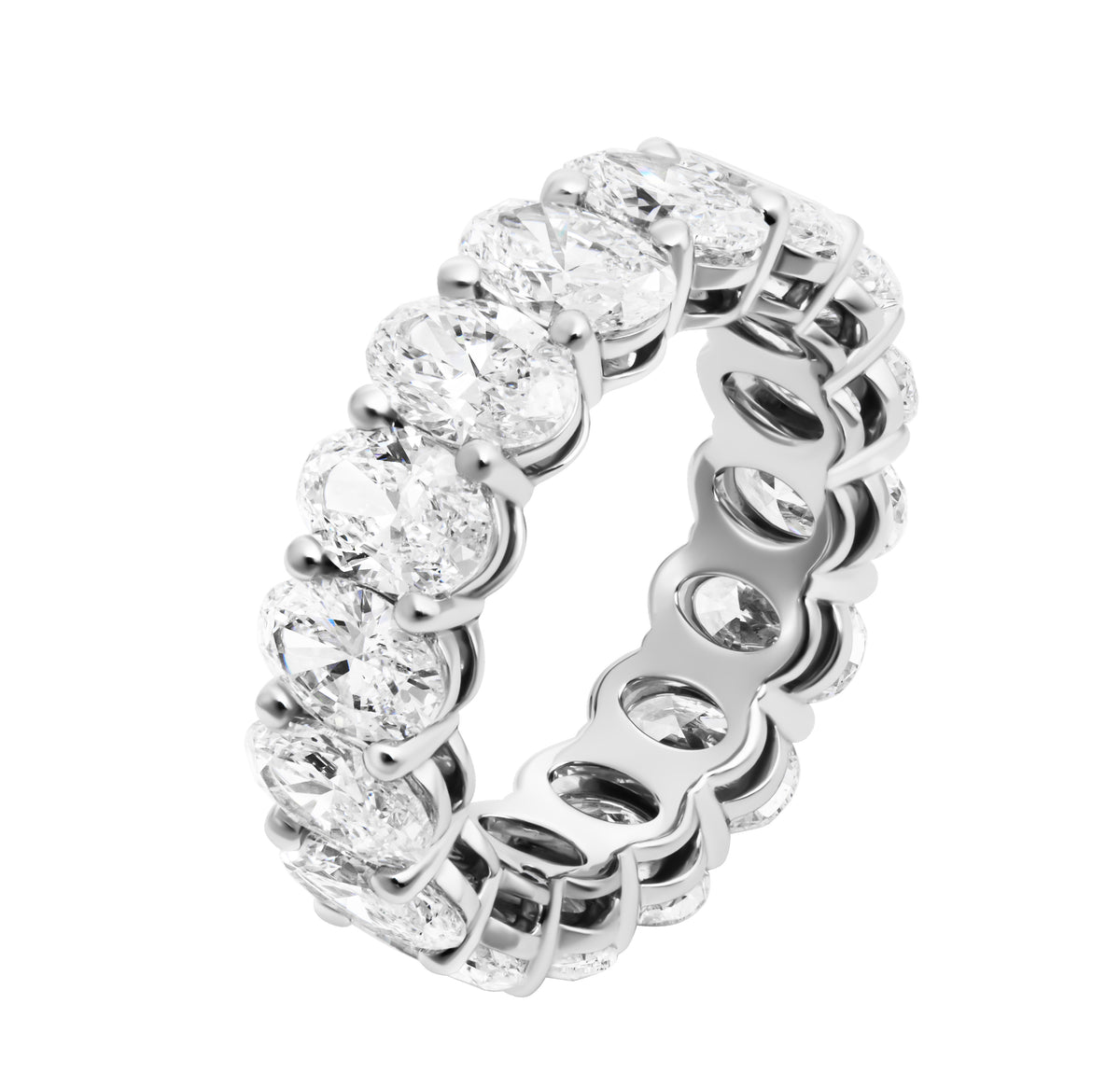 Eternity Band in Platinum — M&V Vanguard Jewelry